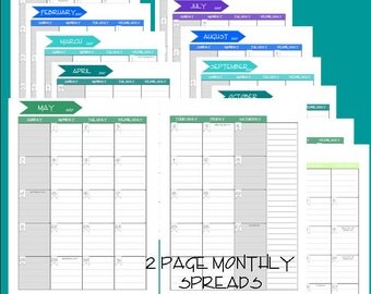 18 month planner | Etsy