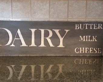 Vintage dairy sign | Etsy