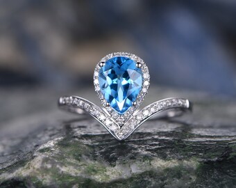 V shaped ring | Etsy