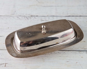 Metal butter dish | Etsy
