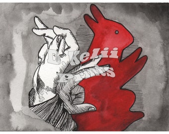 Items similar to Mini Shadow Puppet Theater with Aesop's Fables on Etsy