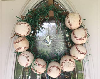 Baseball wreath | Etsy