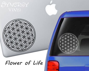 Flower of Life Vinyl Wall Decal flower of life decal Seed of