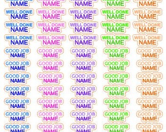 Good job stickers | Etsy