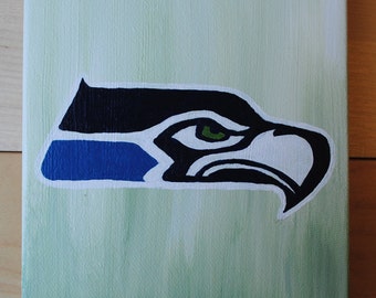 Seahawks painting | Etsy