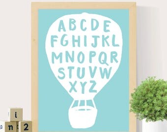 Alphabet balloons | Etsy