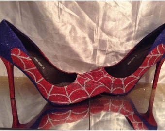 Spiderman shoes | Etsy