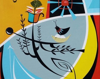 Art by George Perrou by TheAtomicNest on Etsy