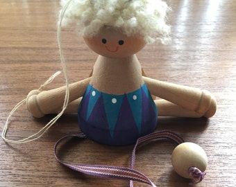 Pull string doll | Etsy
