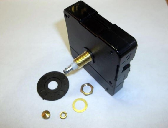 High Torque Quartz Clock Movement SILENT w/Extended Shaft