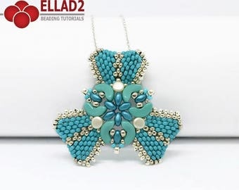 TUTORIAL Rolling Blue Beading pattern