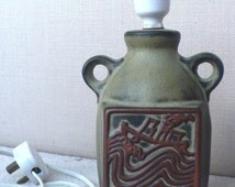 Unique studio pottery lamp related items | Etsy