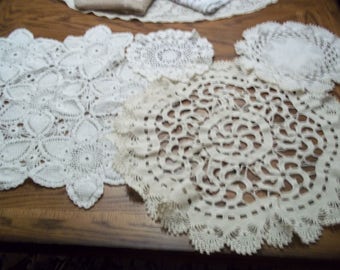 Chair doilies | Etsy