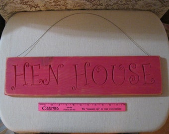 Hen house sign | Etsy