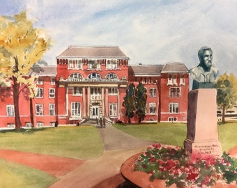 Duke Chapel Print Duke University Hand signed Limited Edition