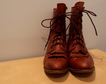 Brown roper boots | Etsy