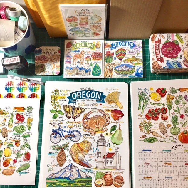 Art and Paper Products. by LouPaper on Etsy