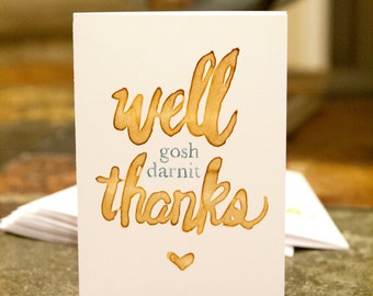 Sarcastic thank you | Etsy