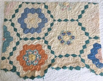Vintage cutter quilt | Etsy
