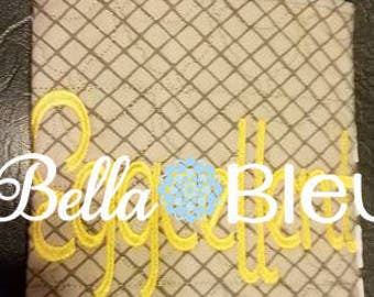 In the Hoop Kitchen Towel Topper Machine Embroidery design