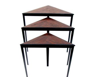 Herringbone table | Etsy