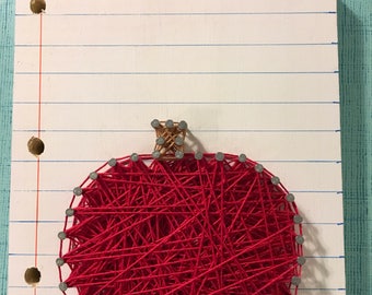 Apple string art | Etsy