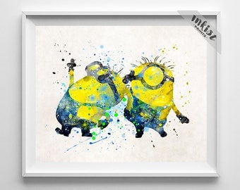 Minion art | Etsy