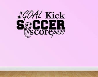 Soccer wall letters | Etsy