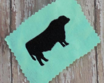 Cow embroidery | Etsy