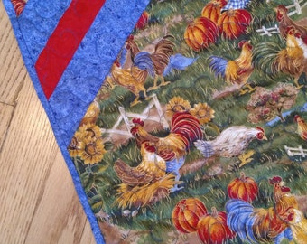 Rooster table runner | Etsy