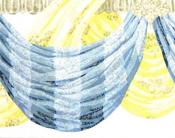 Curtain border | Etsy