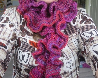 Ruffle scarf pattern | Etsy