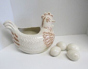 Chicken flower pot | Etsy