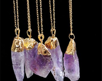 Items similar to Set of 7 Hand Painted Chakra Stone Necklaces on ...