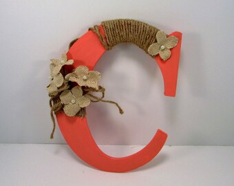 Wooden letter c | Etsy