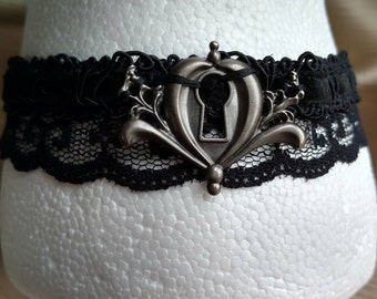 Steampunk choker | Etsy