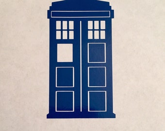 Items similar to TARDIS - Doctor Who - Door Hanger - Tennant -10th ...