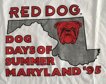 Red dog beer | Etsy