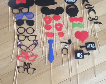 Nautical Bridal Shower Photo Booth Props Wedding Shower