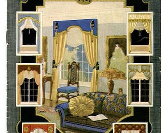 1920s curtains | Etsy