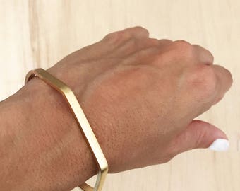 Open cuff bracelet | Etsy