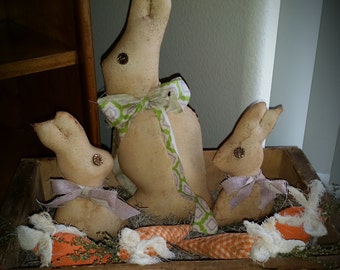 Primitive bunny | Etsy