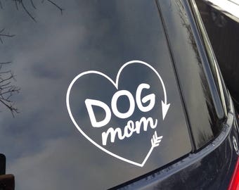Dog car decals | Etsy