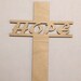 Hope Cross Wooden Cross Laser Cut Cross Home Decor Christmas