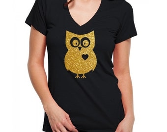 Owl t shirt | Etsy