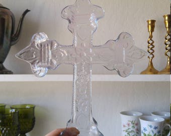 Stained glass cross | Etsy