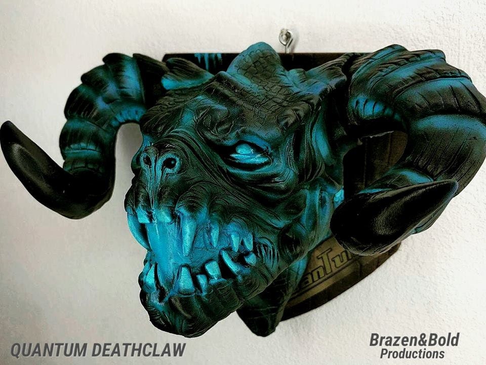 Deathclaw Mounted Creature Head Resin kit Fallout 4