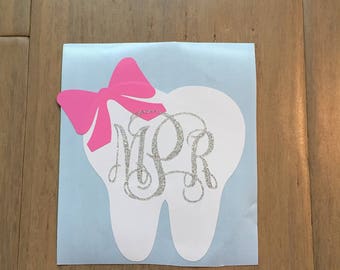 Tooth decal | Etsy