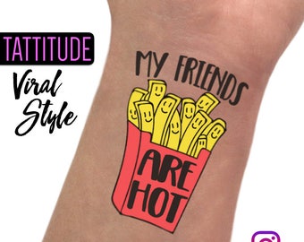 French Fry Tattoos