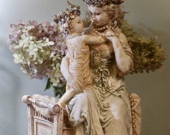 Mother child statue | Etsy